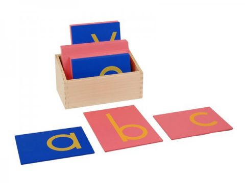 Lower Case Print Sandpaper Letters with Box - Quality Educational ...