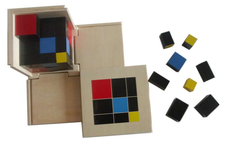 Trinomial Cube - Quality Educational Material | Kid-ease | Montessori ...