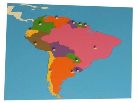 Puzzle Map of South America & 2 Control Charts - Quality Educational ...