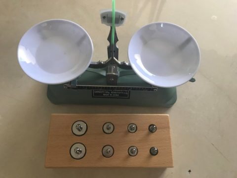 Scale with Wooden Weights - Quality Educational Material | Kid-ease ...