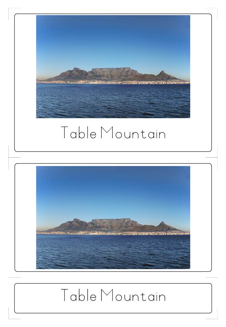 7 Wonders of Nature - 3 Part Cards - Quality Educational Material | Kid ...